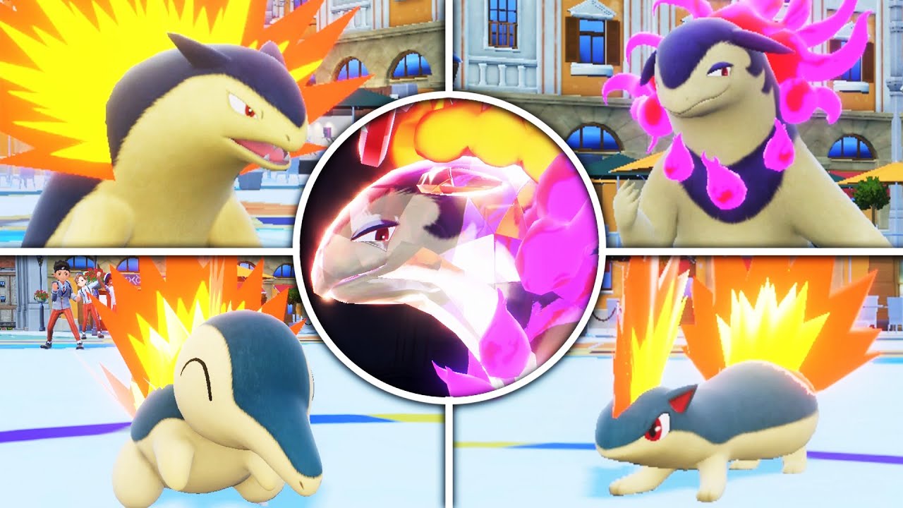 Pokemon Scarlet & Violet - Typhlosion Line & Hisui Form - YouTube