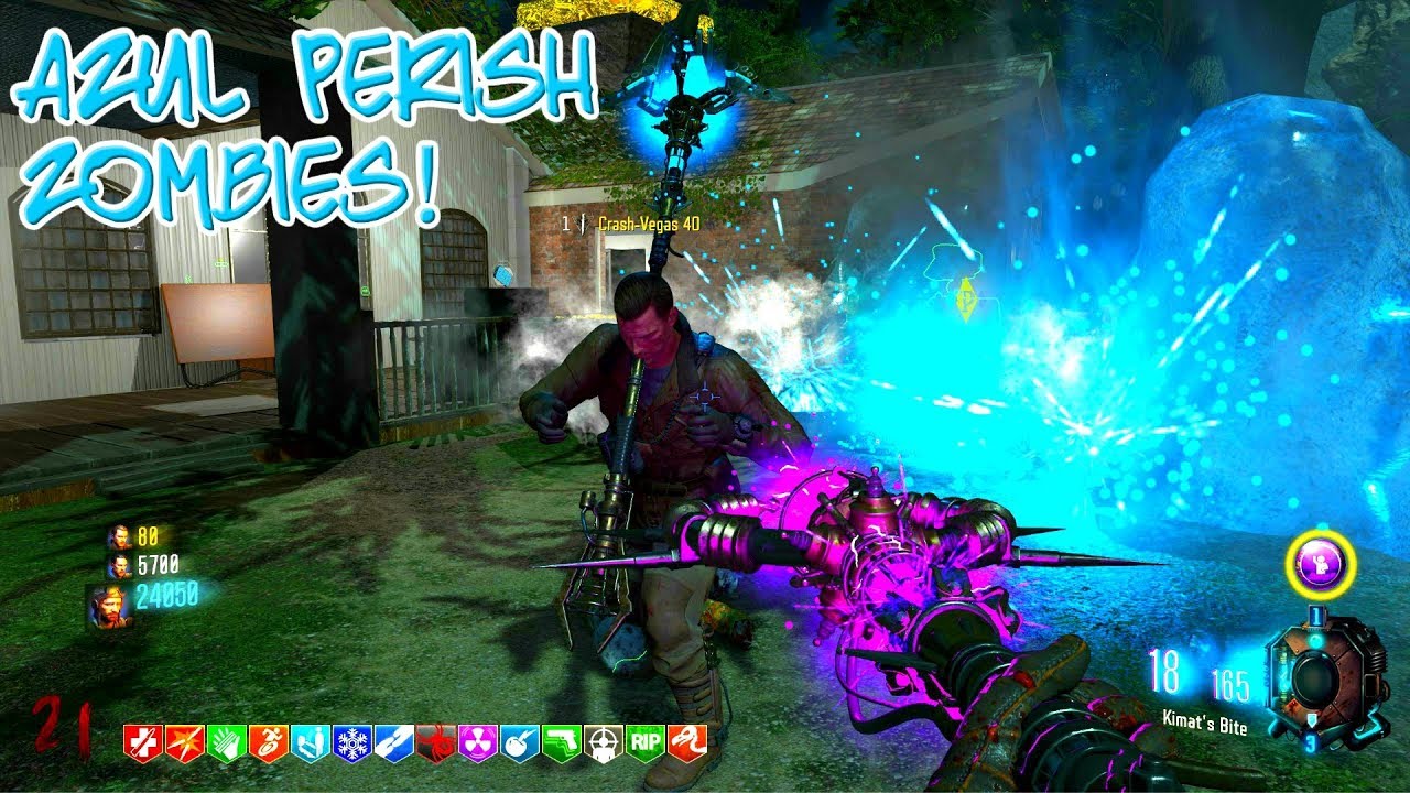 Cod Bo3 Coop Custom Zombies Azul Perish! - YouTube