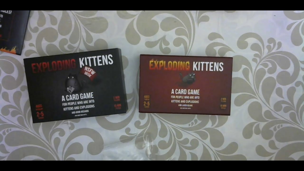 Exploding Kittens Unboxing. - YouTube
