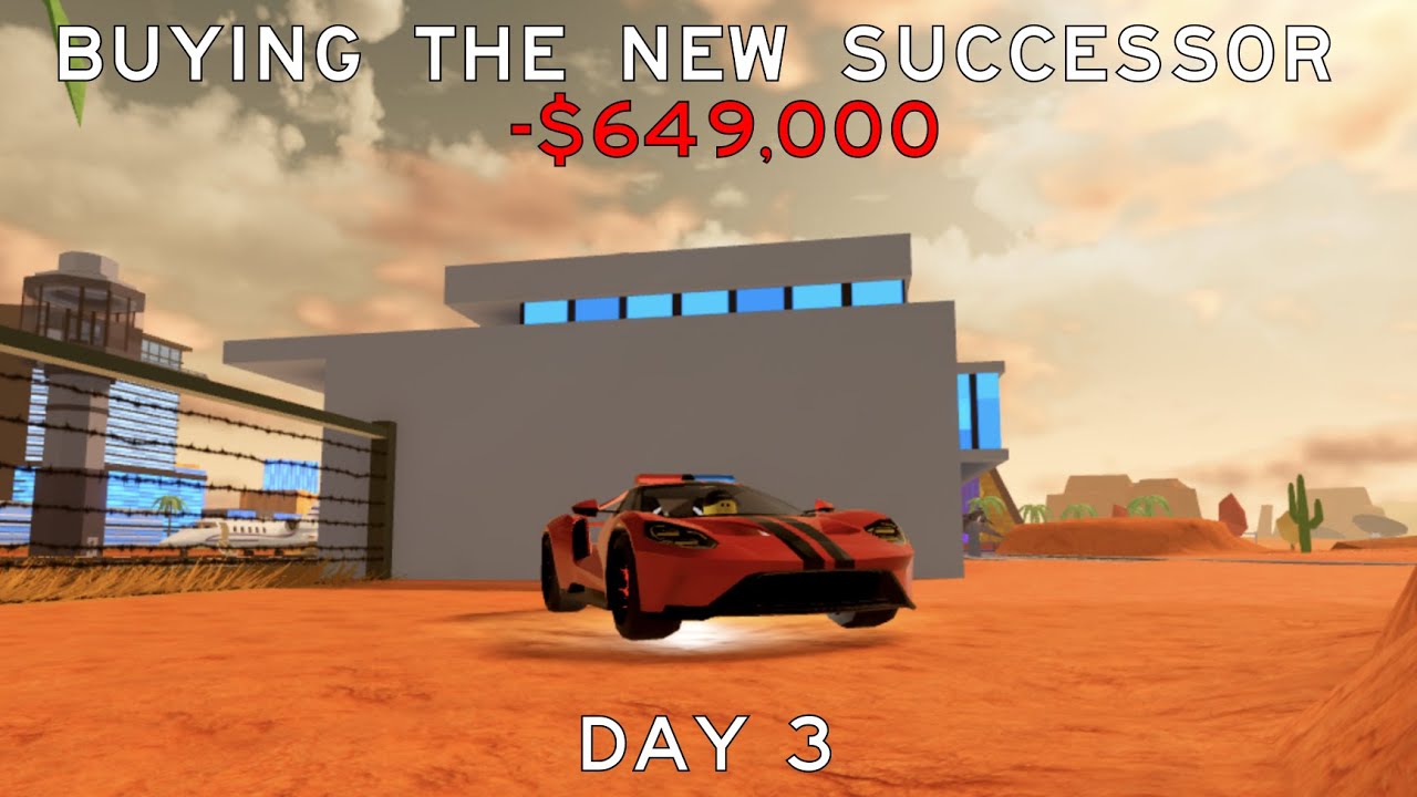 Buying the $649K SUCCESSOR | Roblox Jailbreak Vehicle Day 3 - YouTube