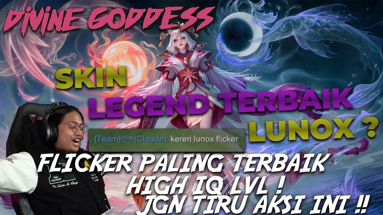 REVIEW SKIN LUNOX DIVINE GODDESS ! SKIN LEGEND ! COMETOAPAPA MLBB - YouTube