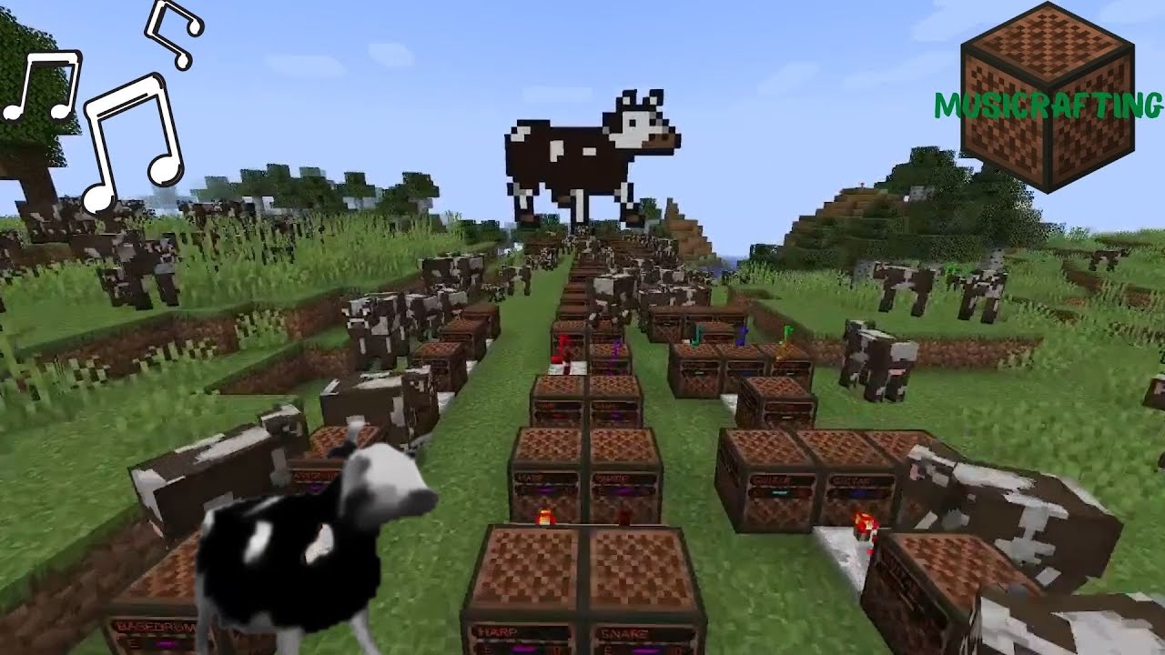 Dancing Polish Cow [Minecraft NoteBlocks] - YouTube
