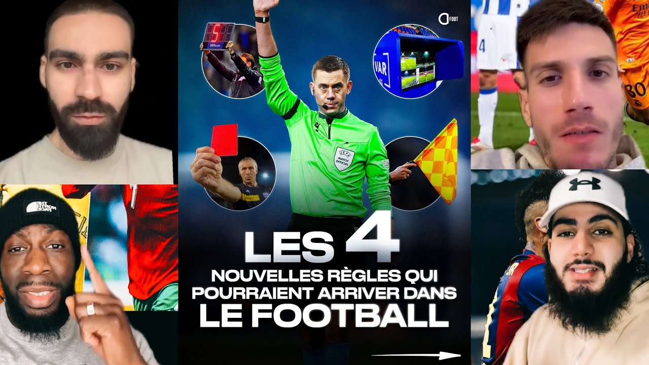 Les 4 nouvelles règles qui vont changer le foot - YouTube