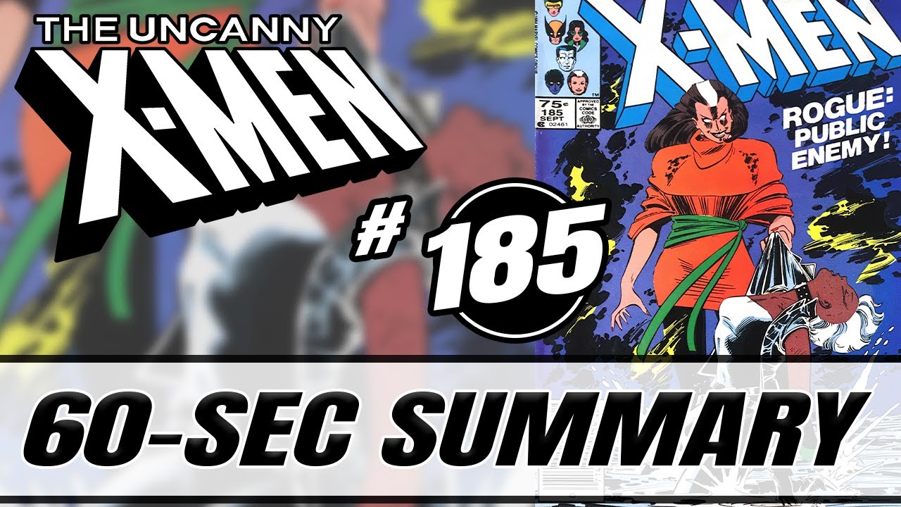 Uncanny X-Men # 185 | 60-Sec Summary | Rogue, Mystique, Storm, Destiny ...