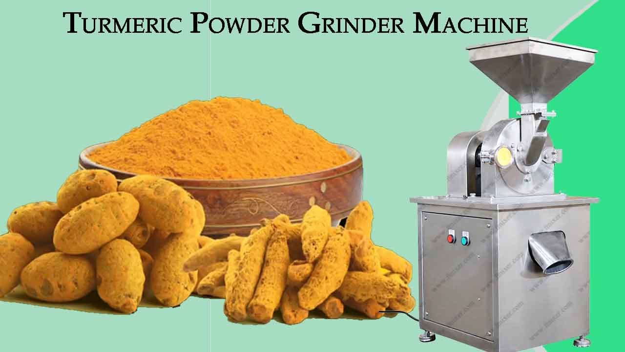 Turmeric Grinder Machine┃Haldi Powder Grinding Mill┃Automatic Mirchi ...