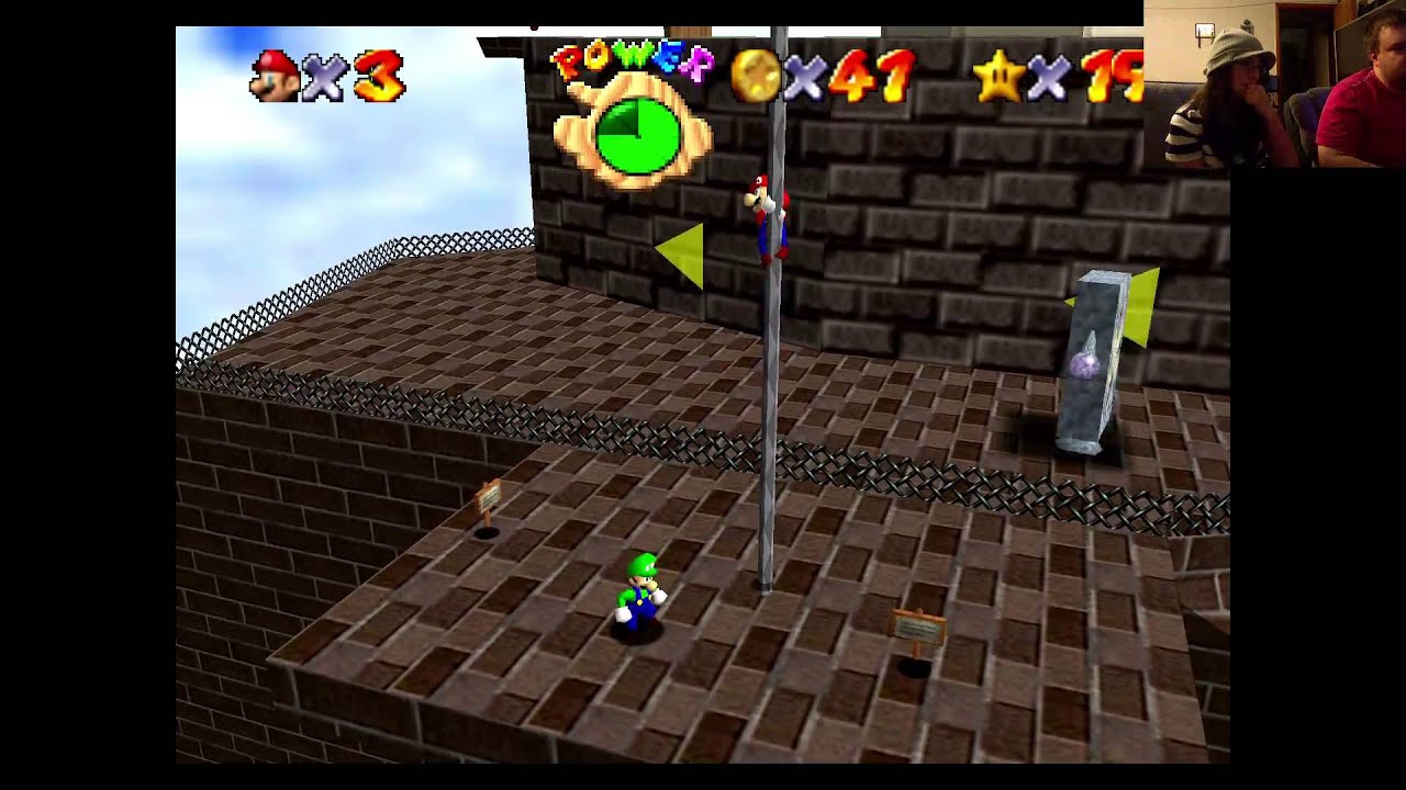 Super Mario 64 - 2 Player Mod Part 1 (35/70 Stars) - YouTube