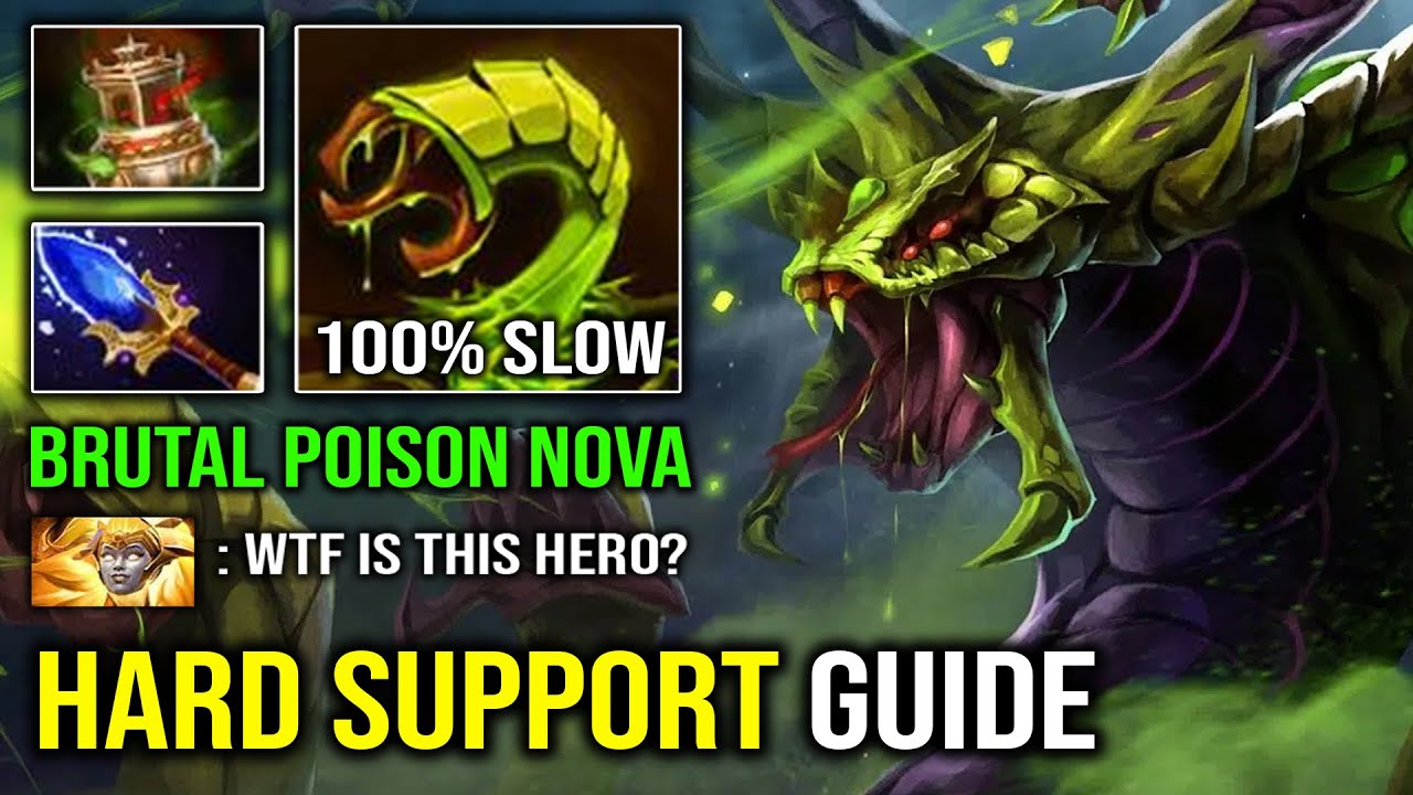 NEW Hard Support Venomancer Guide | 100% Annoying Slow DPS with Aghanim ...