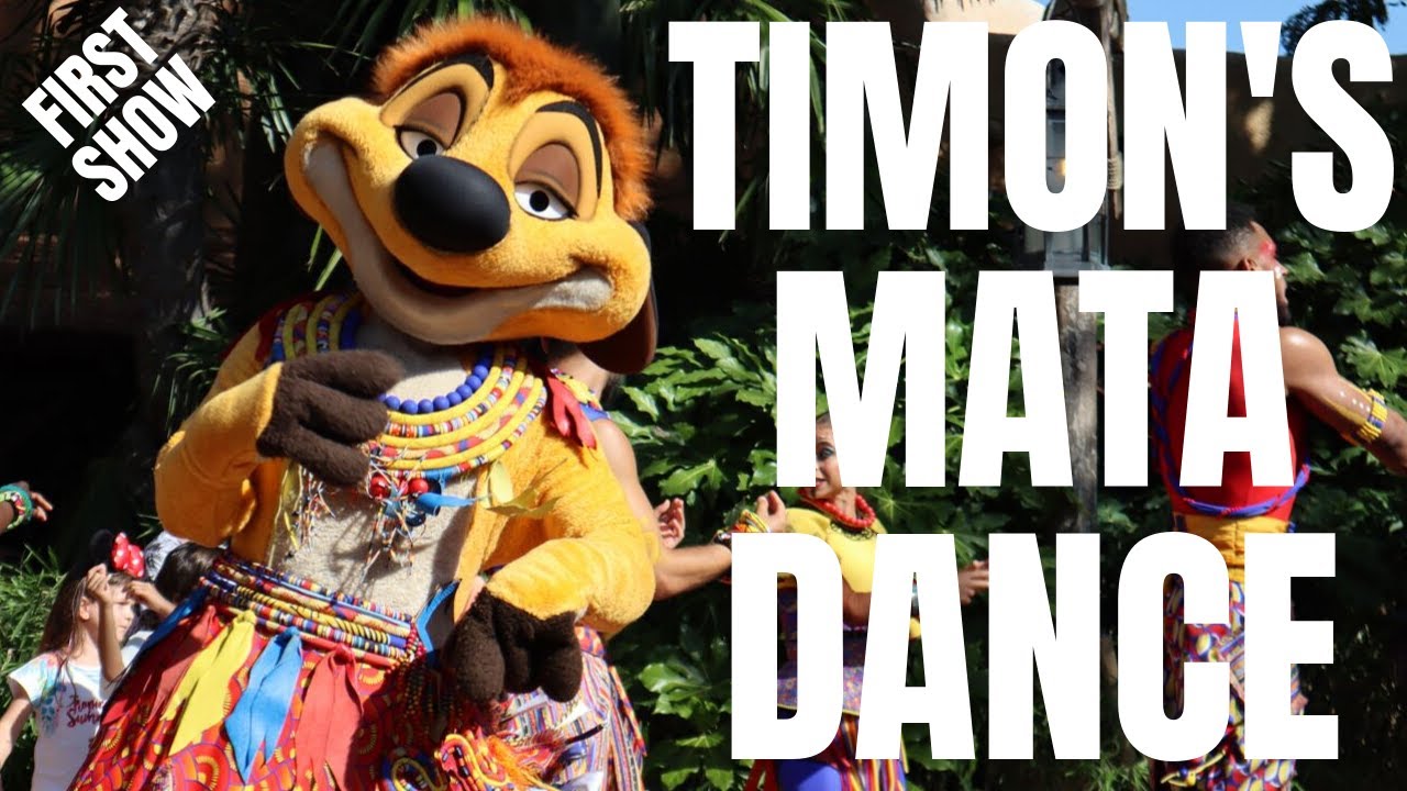 Disneyland Paris | Lion King & Jungle Festival - Timon’s Dance - YouTube