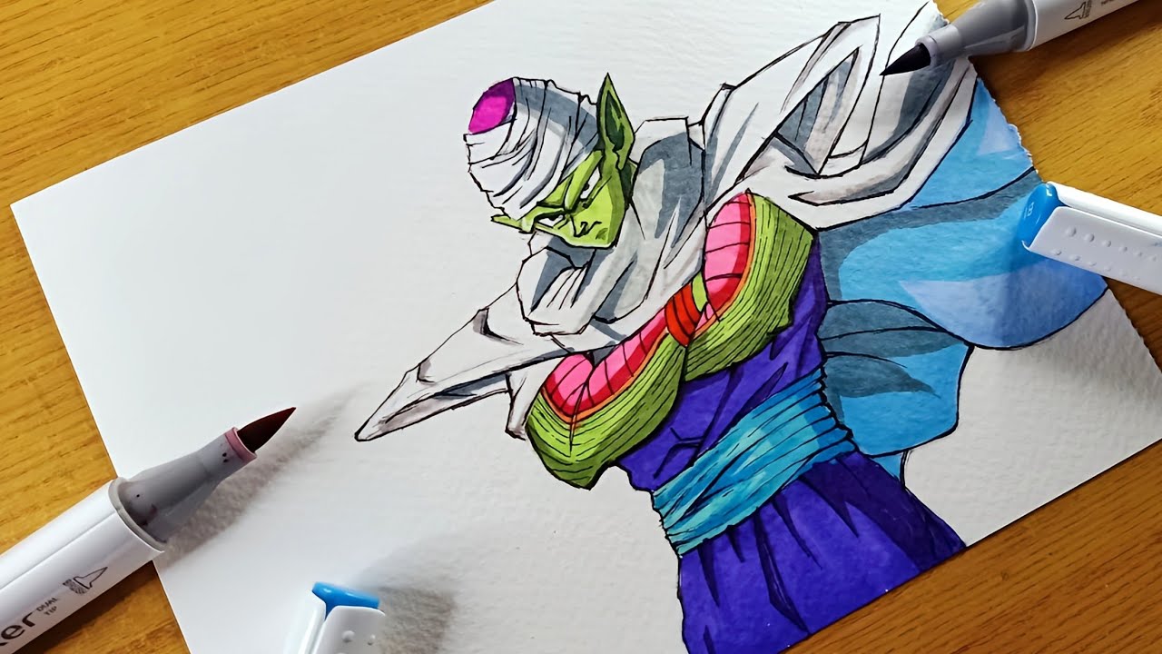 How to Draw Piccolo (Dragon Ball) Step-by-Step - YouTube