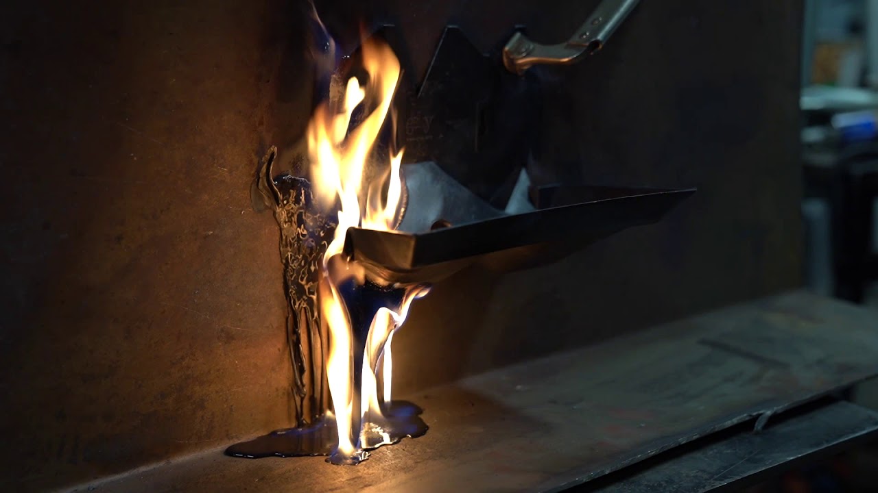 Living Wall Burn Test - YouTube