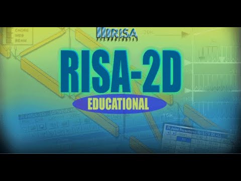 RISA 2D | Portal Frame Analysis - YouTube