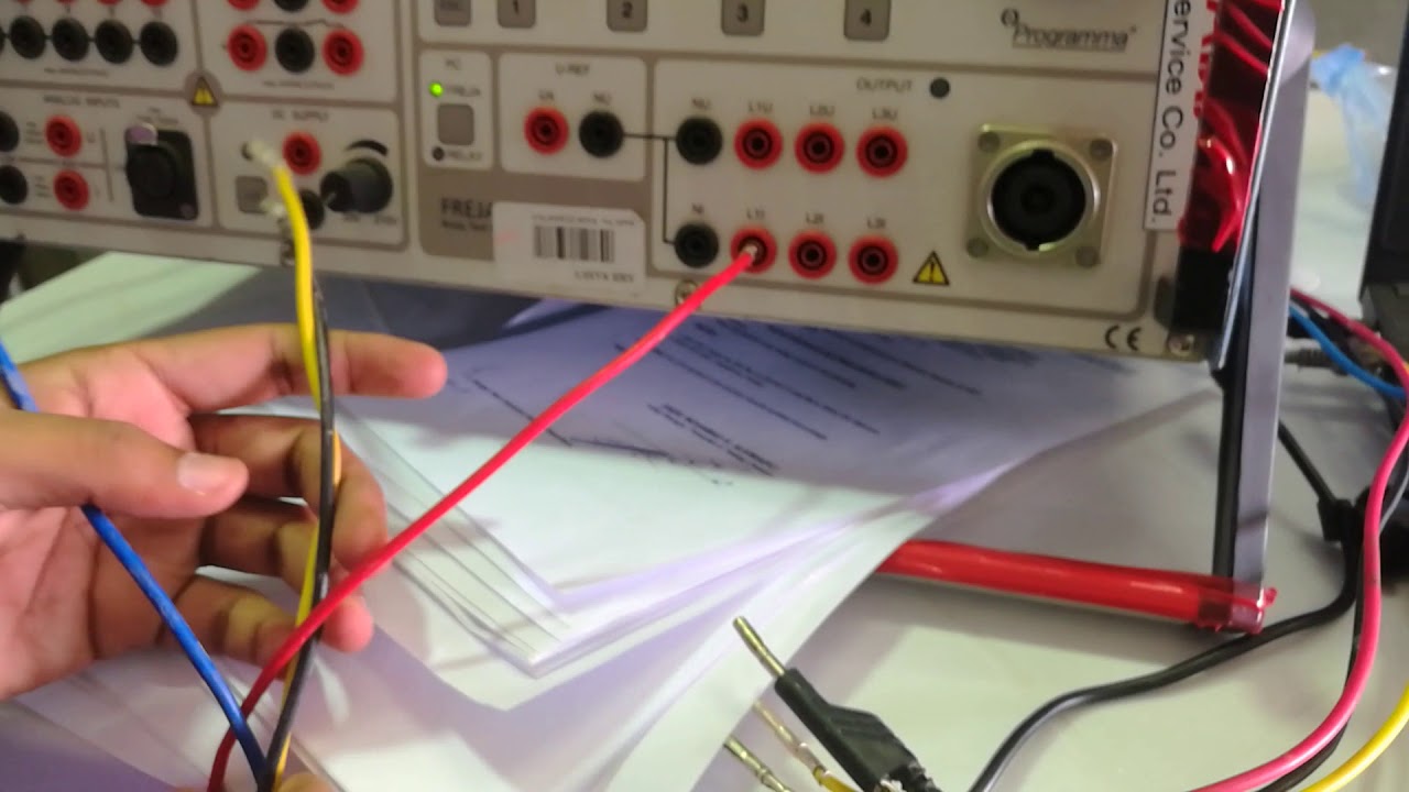 RET670 Transformer differential relay test part - 1 - YouTube