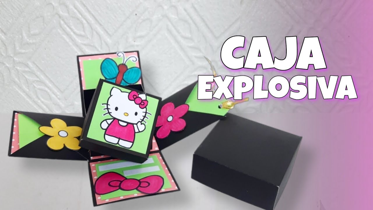 REGALO para Tú MEJOR AMIGA - Caja Explosiva De Hello Kitty | Marialis ...