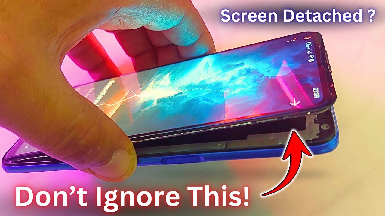 Phone Screen Detached but Still Working | Easy Fix with B7000/T7000 ...