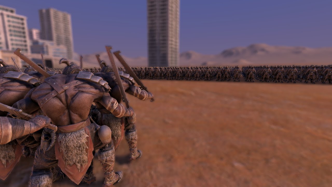 10000 Orcs Vs 10000 Wild Mans - Ultimate Epic Battle Simulator - YouTube