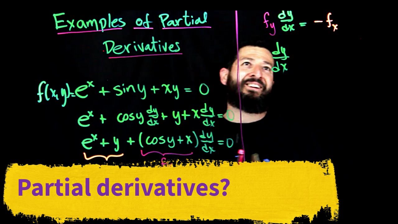 Partial Derivatives and Implicit Differentiation - YouTube