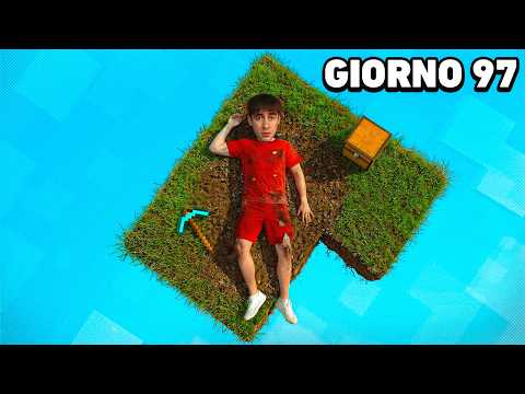 REAGISCO a SONO SOPRAVVISSUTO 100 GIORNI sulla SKYBLOCK di MRBEAST!!