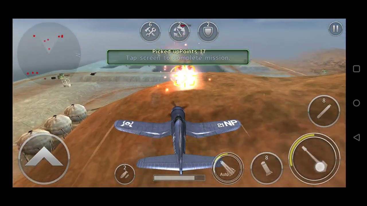 Gunships battle game video destroy all enemy bases episode 2 level 5 ...