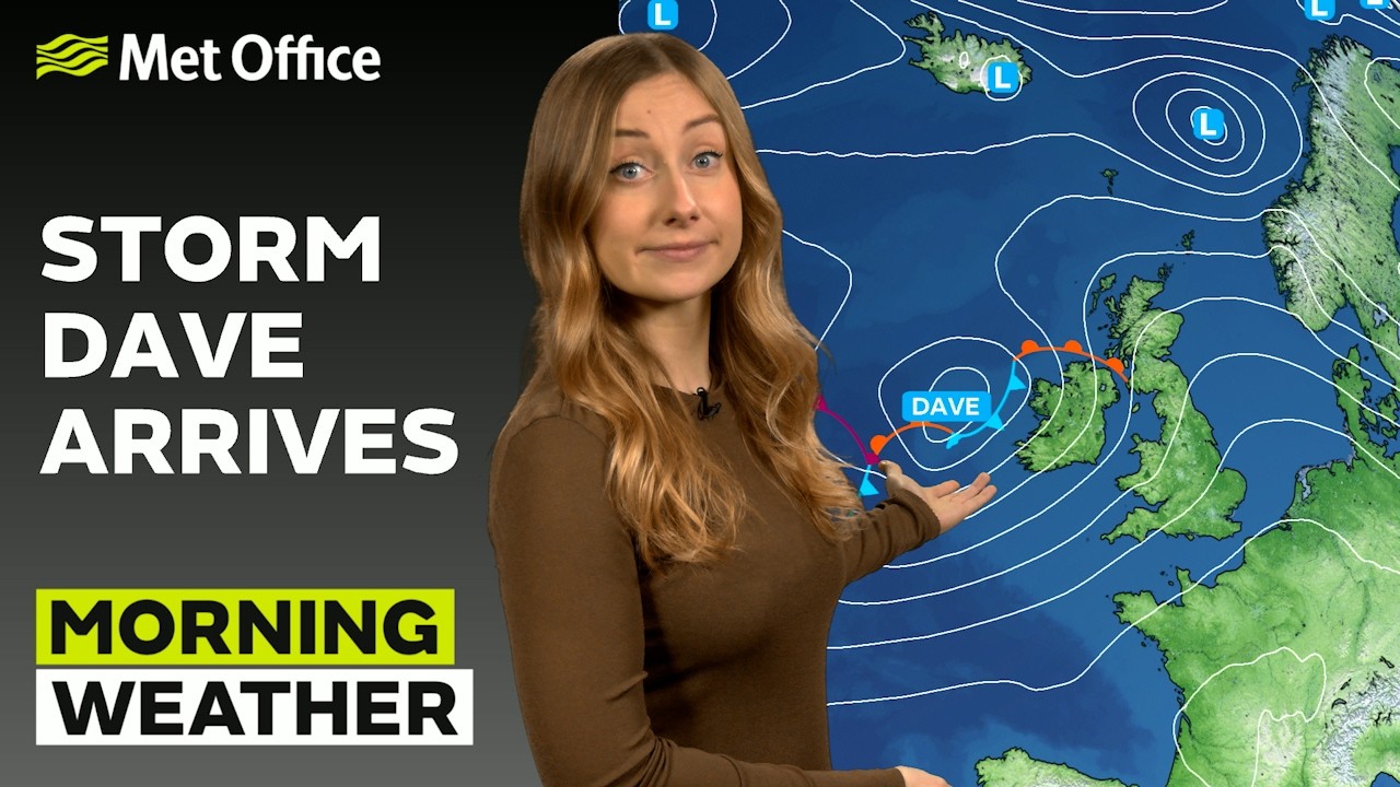 04/04/2026 - Storm Dave brings rain and wind - Morning Weather Forecast ...