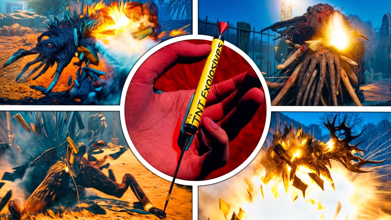 Explode MONSTER Animals with SECRET Dart 🧨 Zoochosis Halloween Update ...