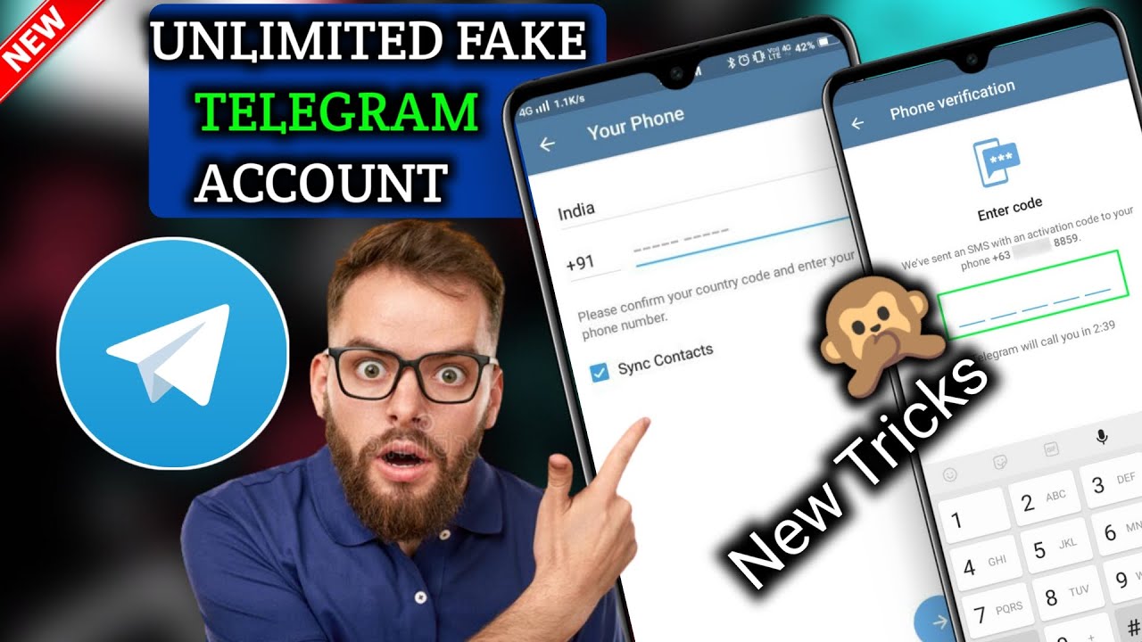 NEW! Unlimited Fake Telegram Account | Create Fake Telegram Account ...