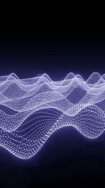 3D Particle Wave Animation Created Using Blender - YouTube