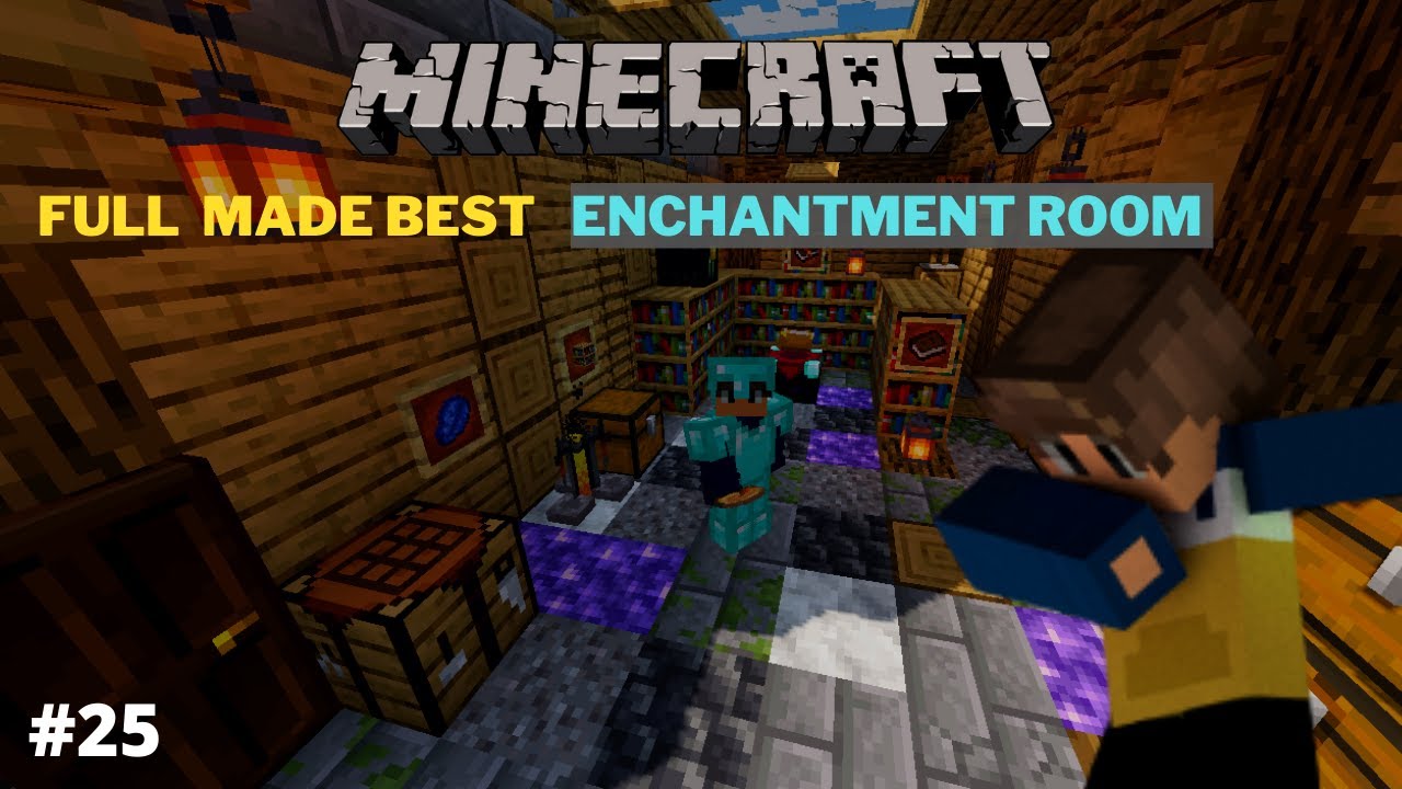 Finally Made Best Enchantment Room | MINECRFAT #25 - YouTube