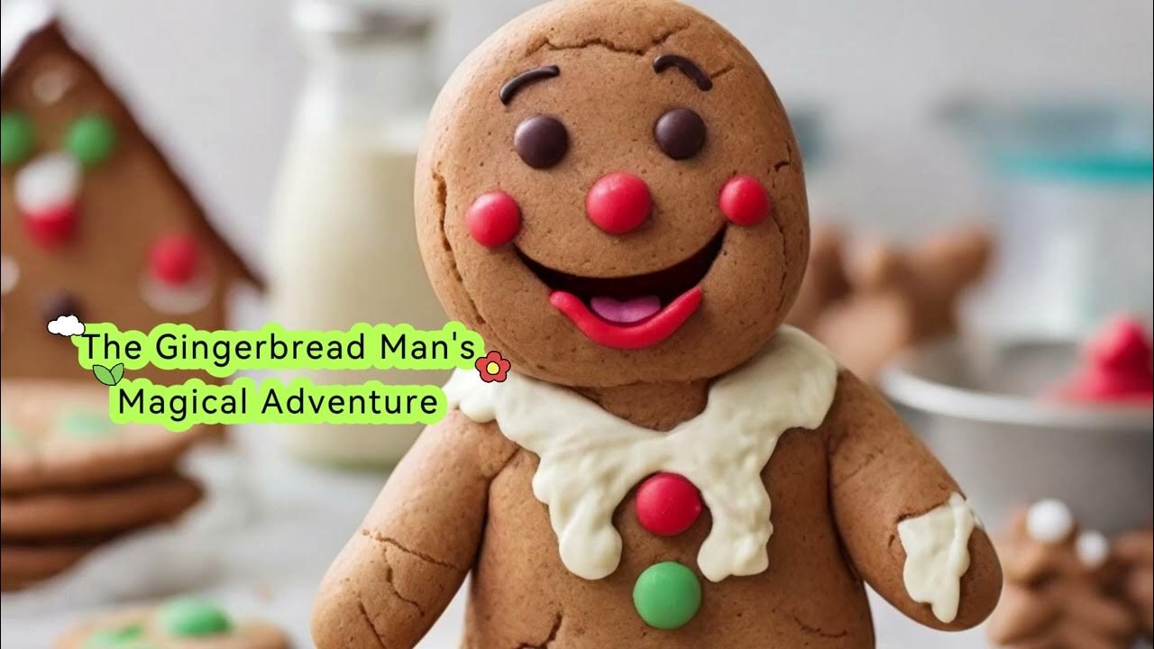 The Gingerbread Man's Magical Adventure | Bedtime Story for Kids - YouTube