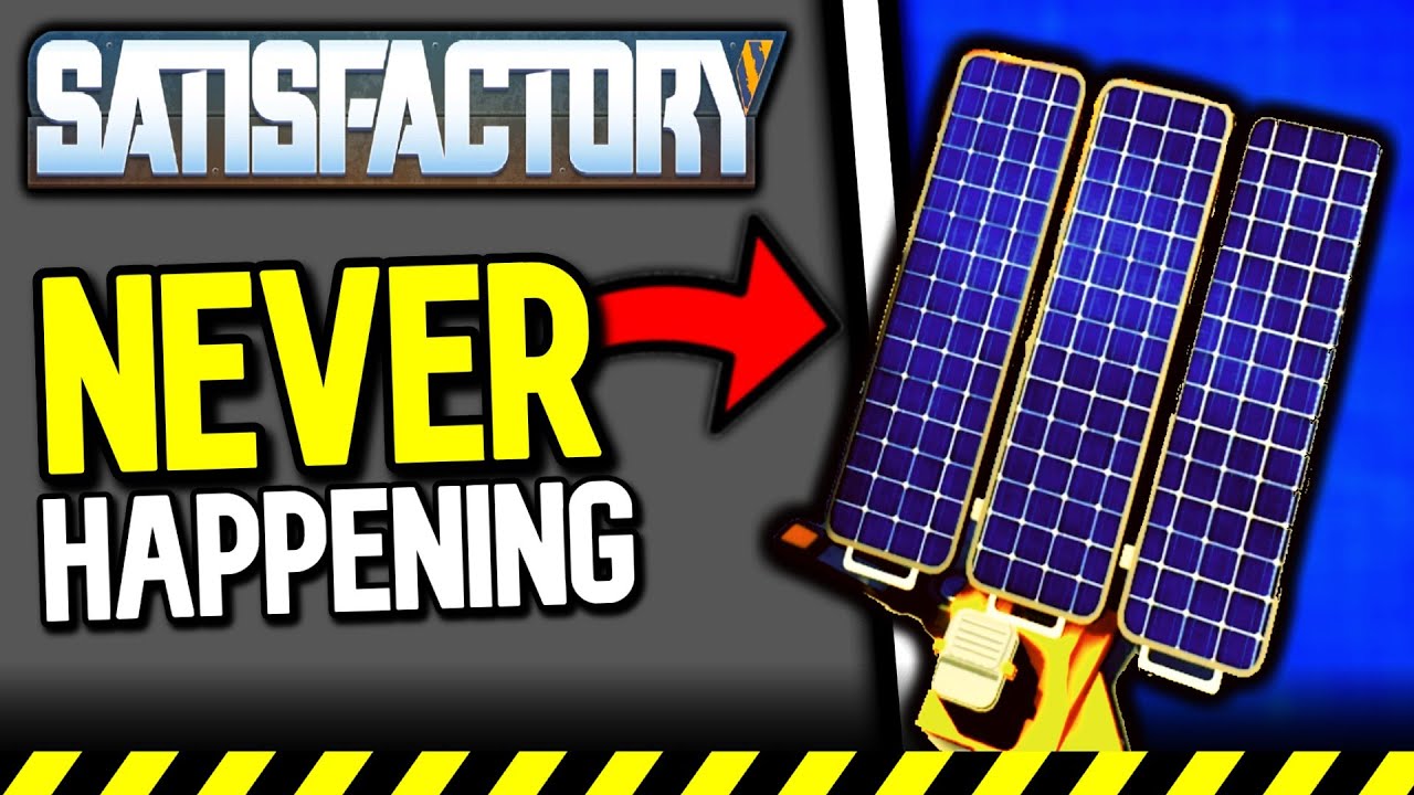 Why ‘GREEN TECH’ will NEVER be in Satisfactory! - YouTube