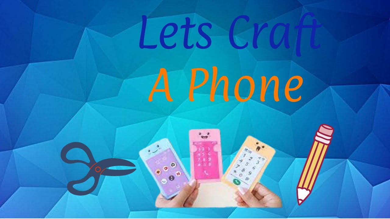 How to Make a Paper Phone || Origami || Learn To Craft A Phone || Paper ...