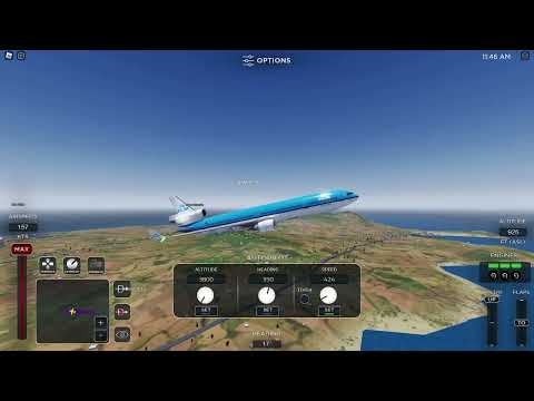 Roblox Project Flight Menorca to Gatwick KLM MD-11!!! - YouTube