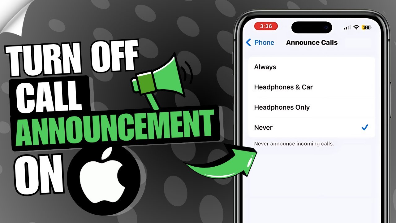 📱 How to Turn Off Call Announcement on iPhone | 🔇 Disable Announce ...
