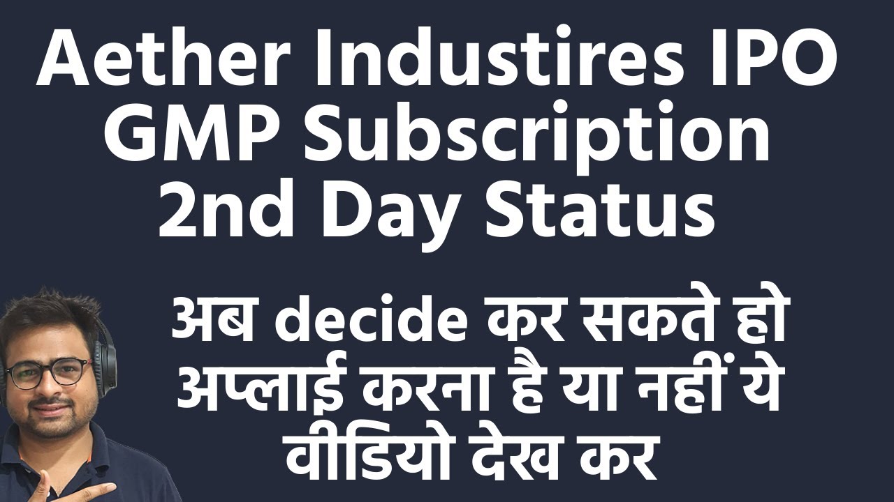 Aether industries IPO GMP Subscription | Ather IPO GMP & Subscription ...