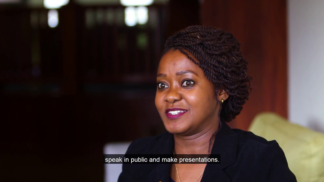 Alumna Alice Githiomi from Kenya - YouTube