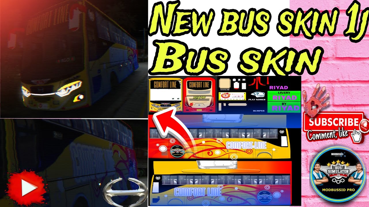 New bus skin create best of skin 1j new ........ - YouTube