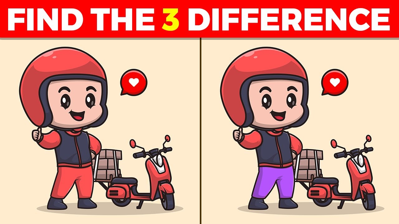 【Find the Differences】Let's train concentration and attention | #Ep85 ...