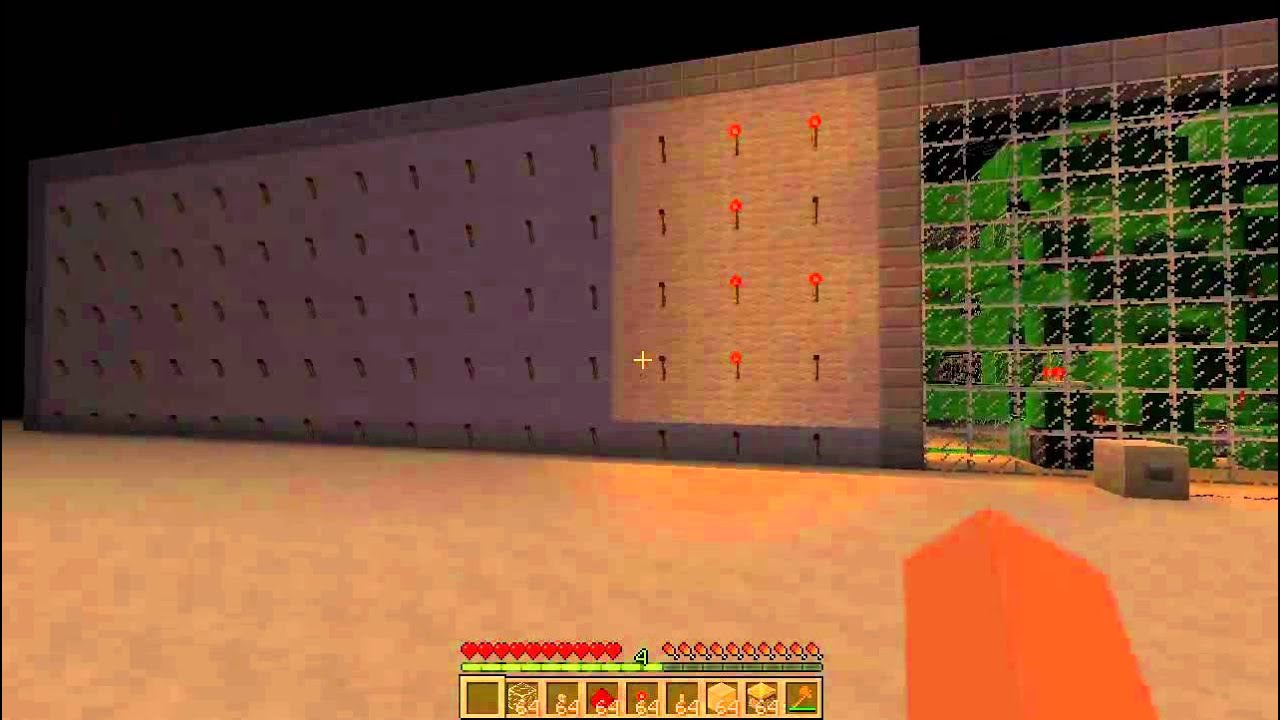 Minecraft 12 x 5 Ticker Display Fail - YouTube