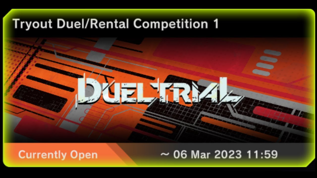 Tryout Duel/Rental Competition 1 using HERO - YouTube