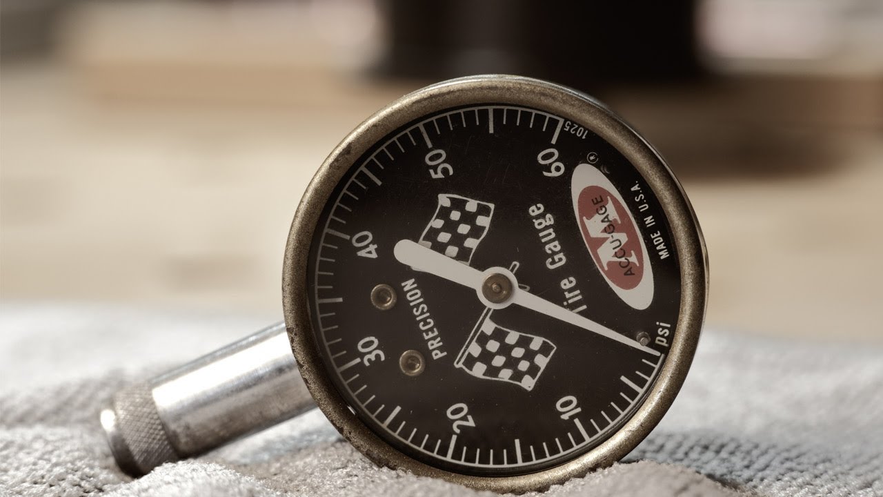 Vintage Tire Pressure Gauge Calibration - YouTube