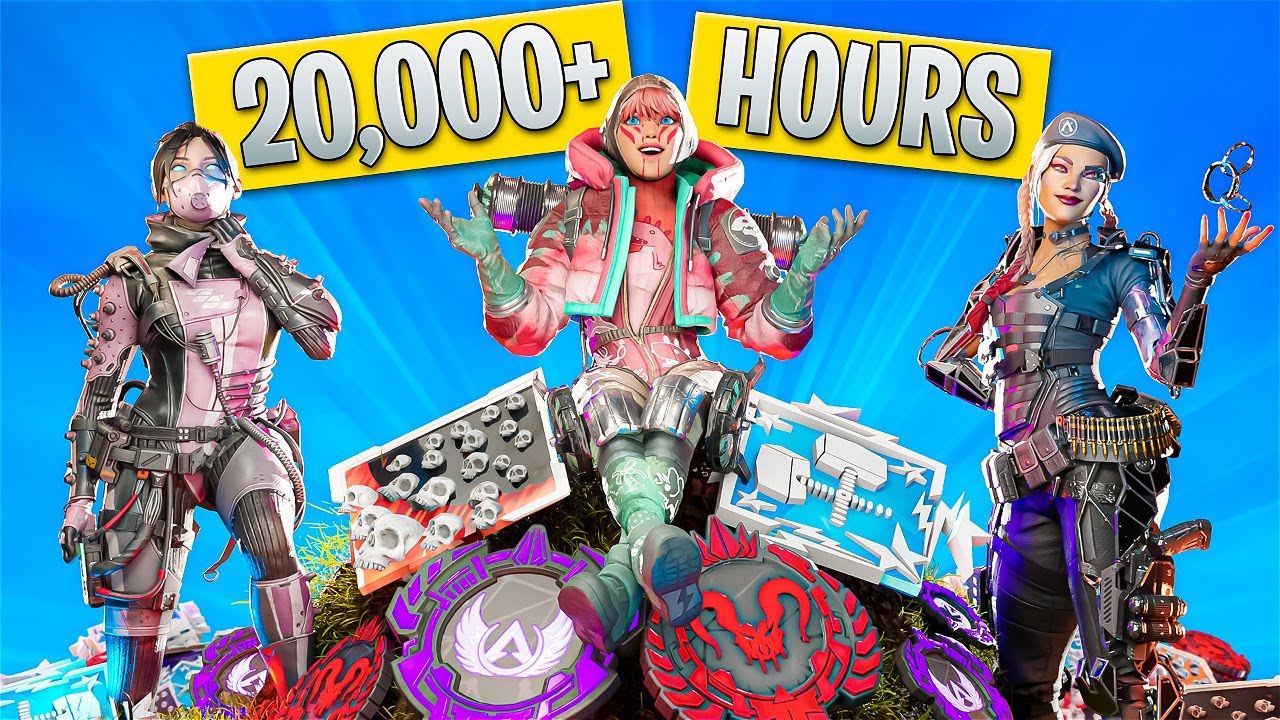 Insane 20,000 Hour Trio in Apex Legends (Rarest Badges) - YouTube