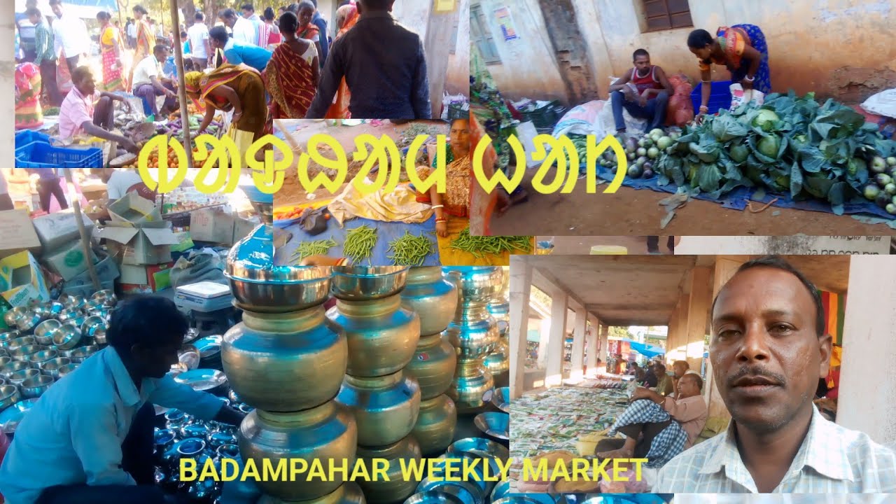 Badampahar weekly market - YouTube