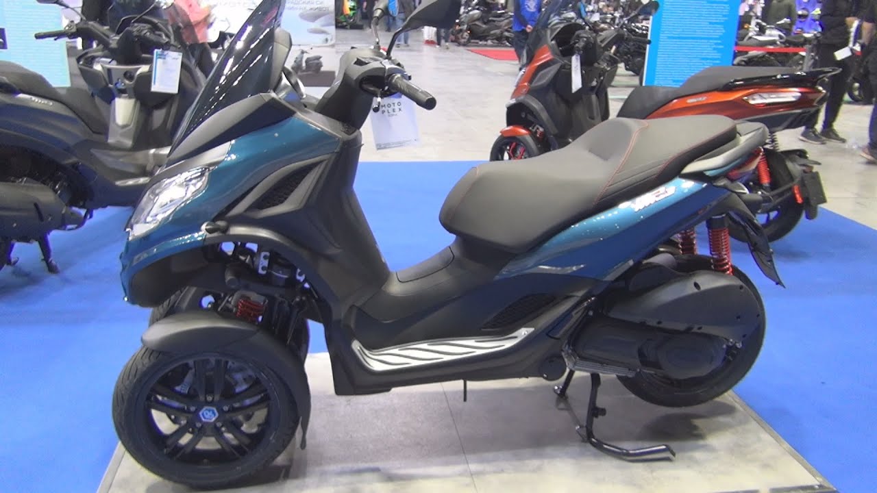 Piaggio MP3 Sport 300 hpe Trircycle (2023) Exterior and Interior - YouTube