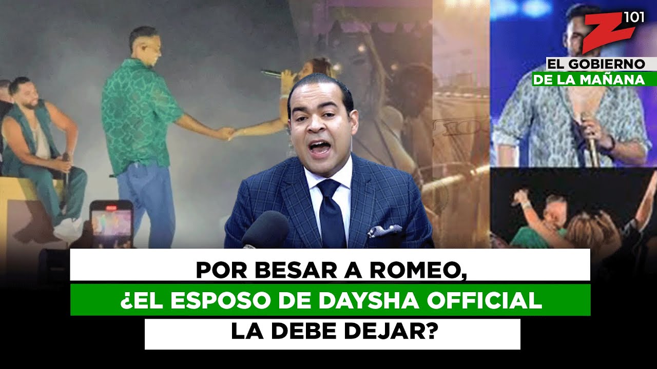 Por besar a Romeo, ¿el esposo de Daysha Official la debe dejar? - YouTube