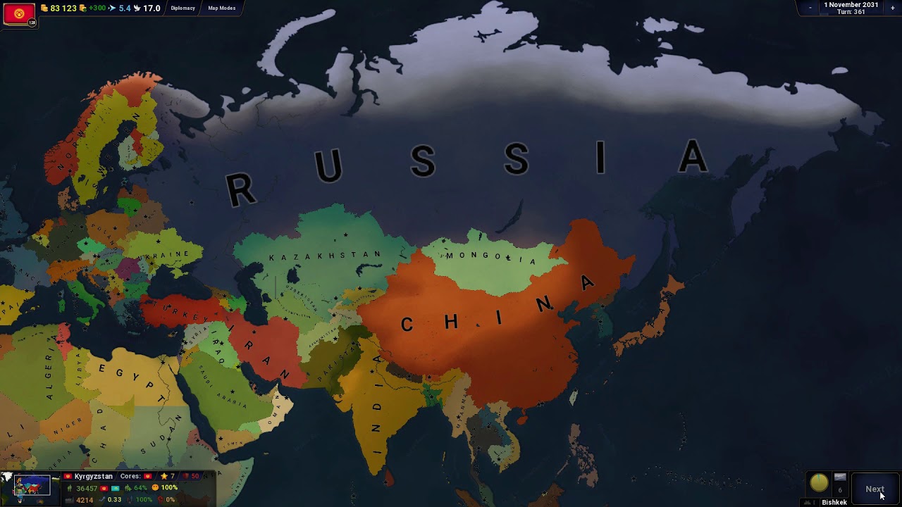 WW3: ASIA 2019- 2050 Timelaspe - YouTube