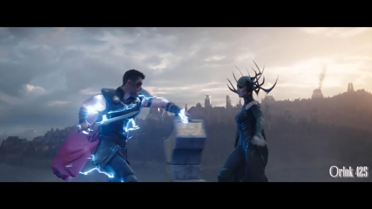 Thor Ragnarok - Thor Vs Hela Final Showdown Scene - YouTube