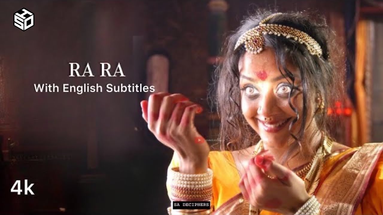 Raa Raa 4K Video Song with English Subtitles • Chandramukhi ...