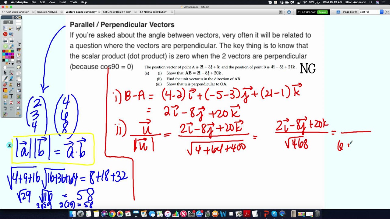 Vector Exam Summary - YouTube