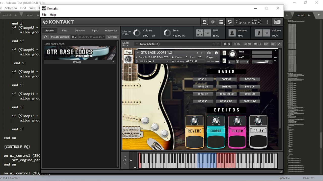 Guitarra Base Loops para Kontakt - (Download Liberado) - YouTube