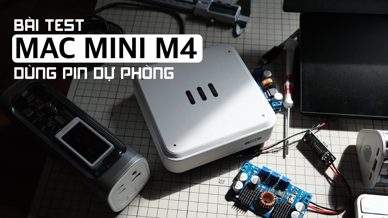 Thử dùng Mac mini M4 với pin dự phòng | iStack - YouTube