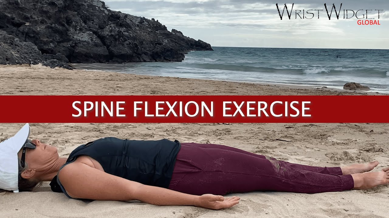 Spine flexion exercise - YouTube